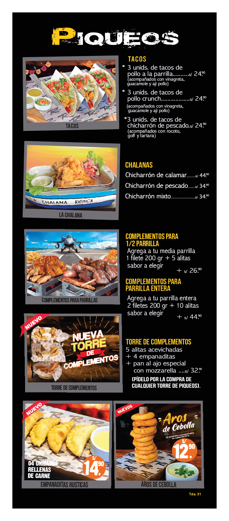 Rustica Club - Carta