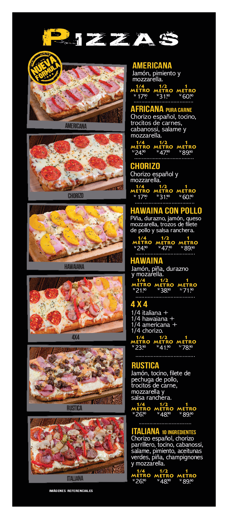 Rustica Club - Carta