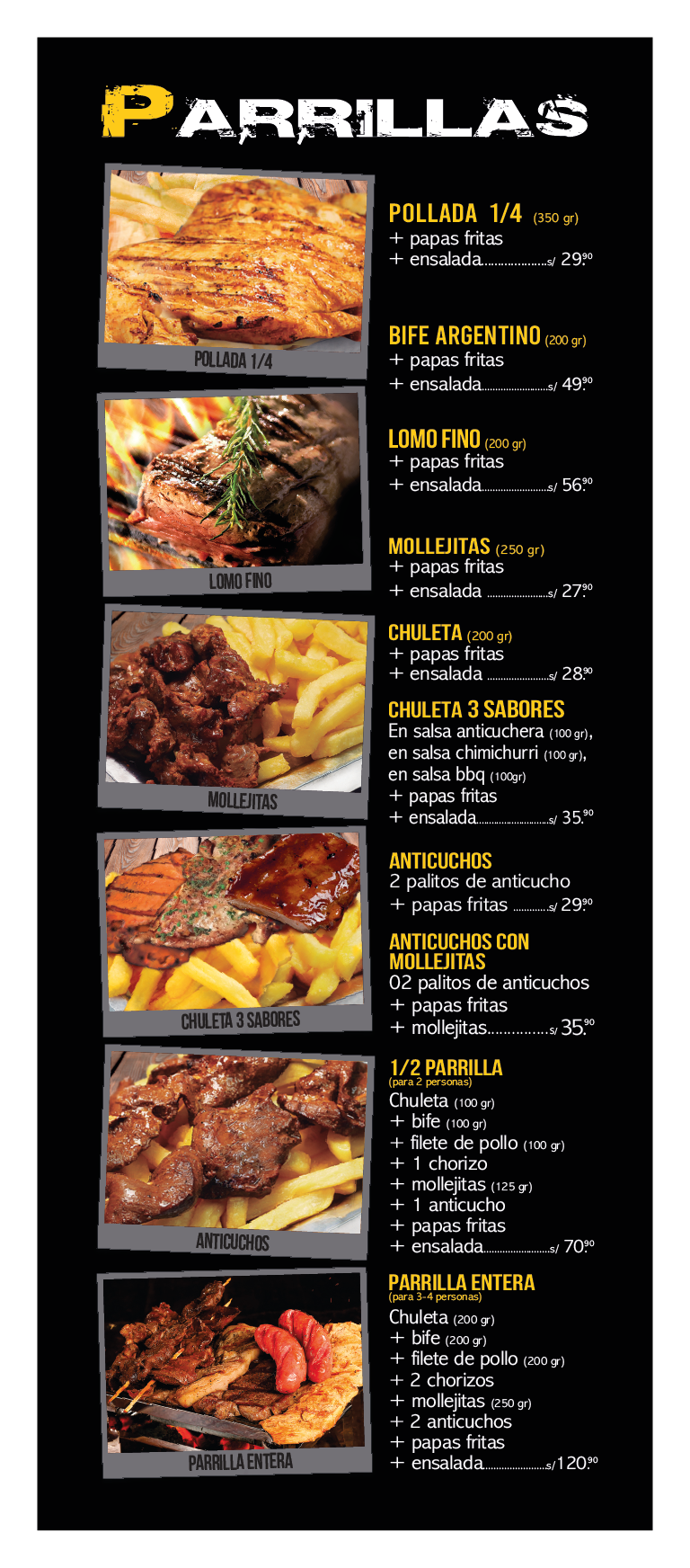 Rustica Club - Carta